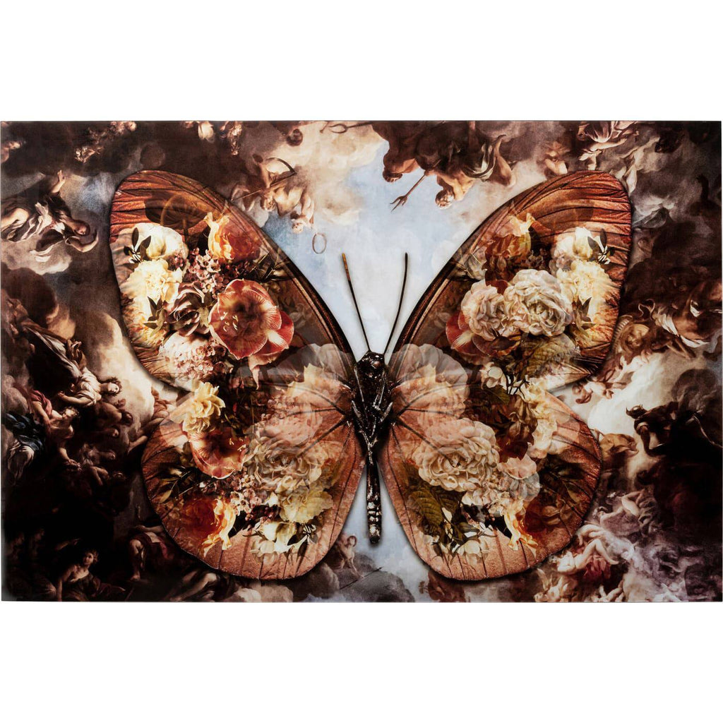 Butterfly Glass Picture | Modern Wall Art | JULIA VENCE STORE – DEKOR