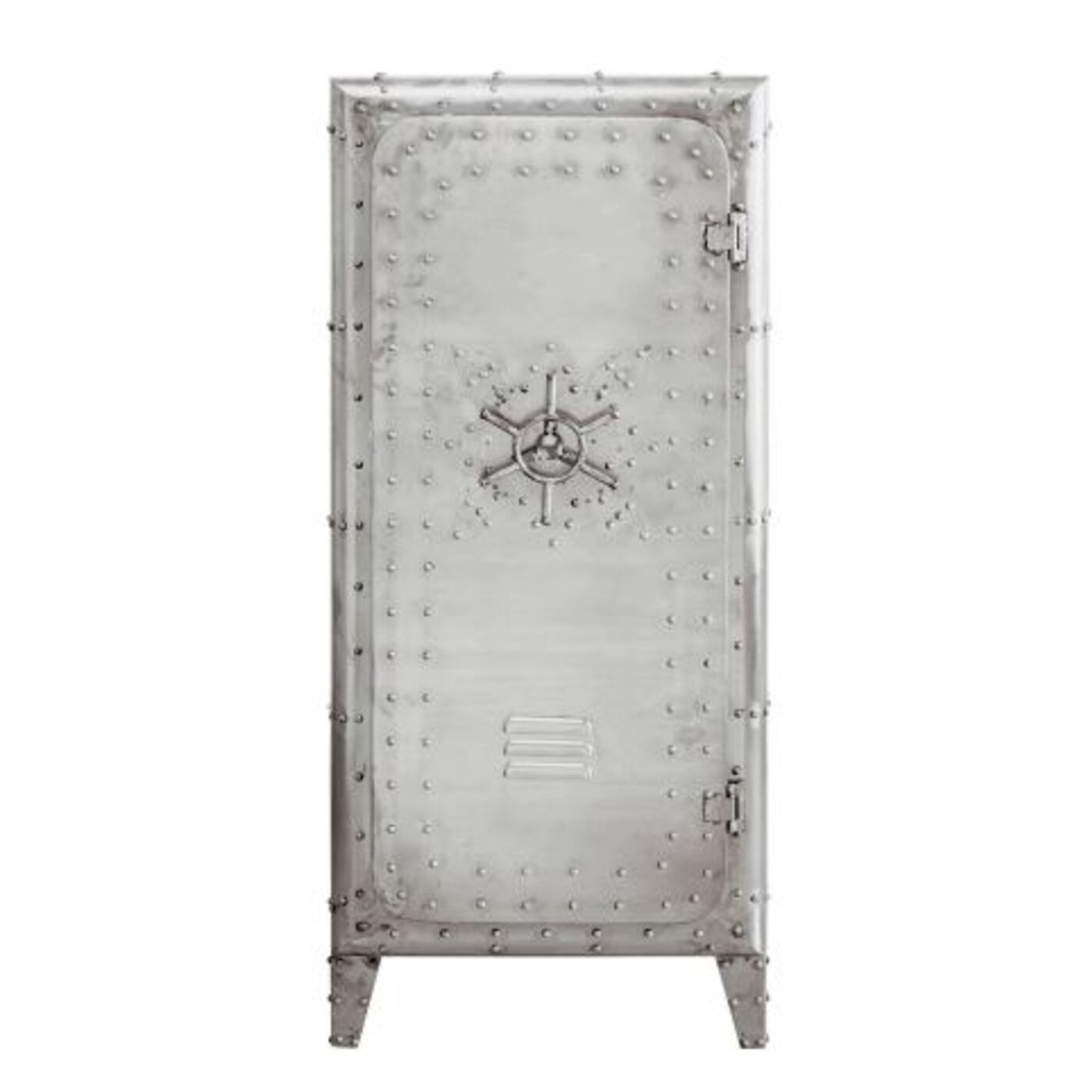 Silver Locker Cabinet | Steel Storage Cabinet | JULIA VENCE STORE – DEKOR