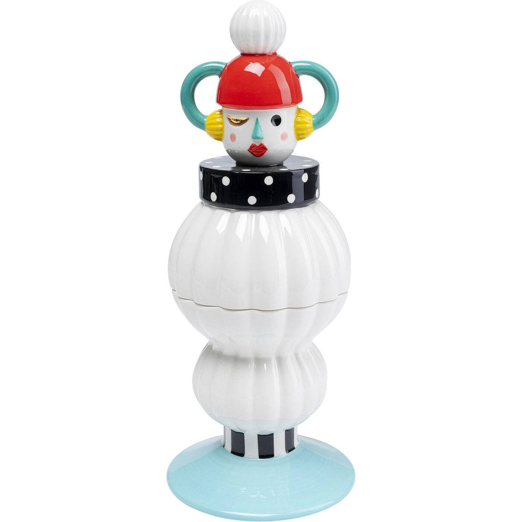 Ceramic Doll Deco Jar | Colourful Storage Box | Julia Vence Store – DEKOR