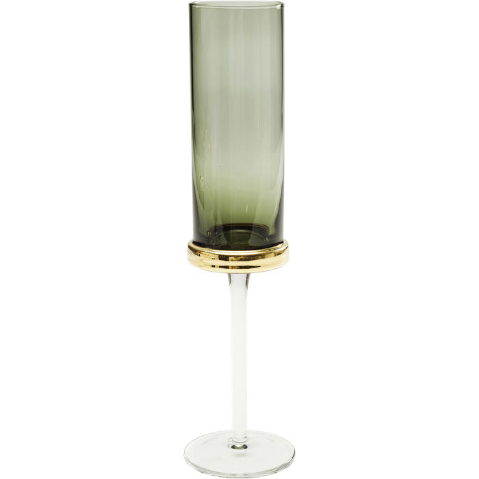 Champagne Glass | Elegant Smoke Design | JULIA VENCE STORE – DEKOR